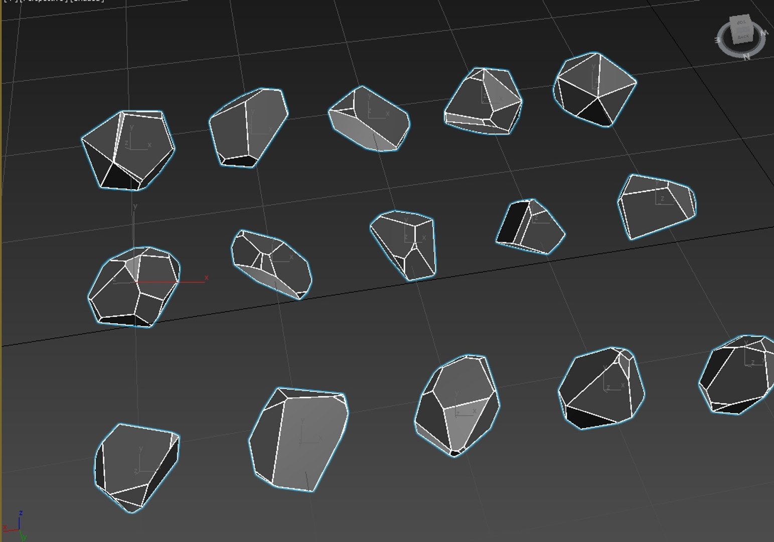 Emerald Gem Crystal Garnet 3D Model - TurboSquid 1355279