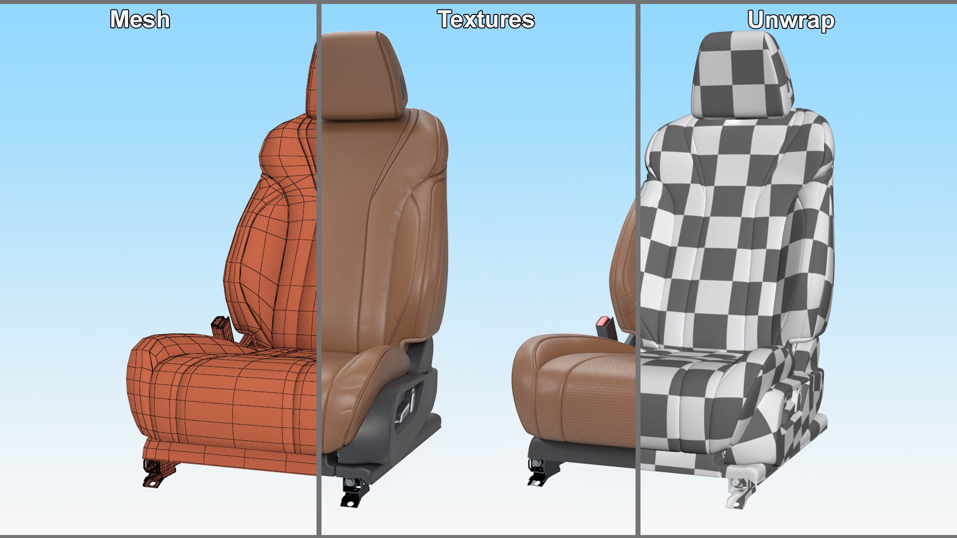 3D Model Car Driver Seats Collection - TurboSquid 2172037