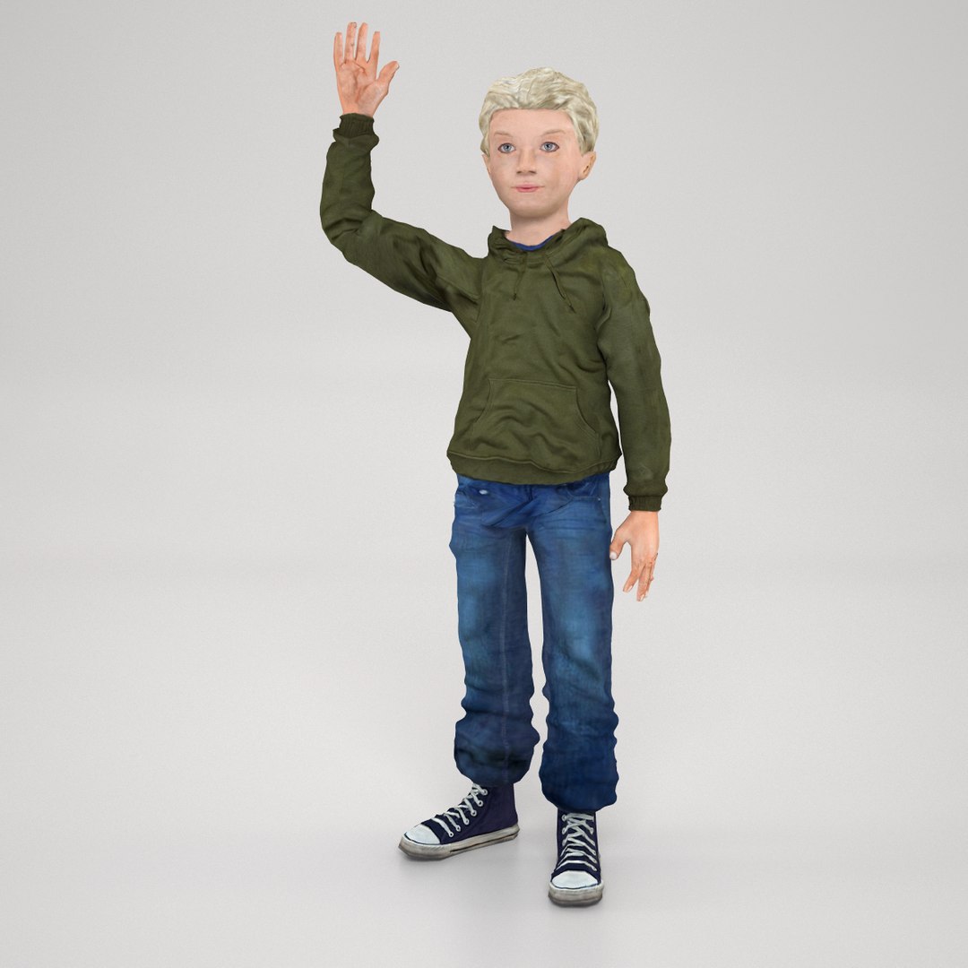 Boy Human Child 3d 3ds