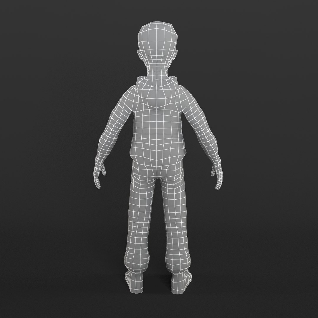 Boy Human Child 3d 3ds