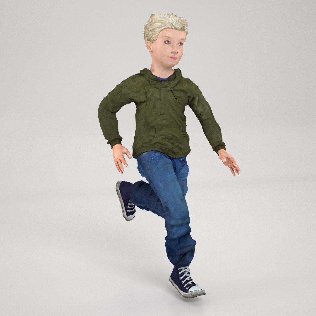 Boy Human Child 3d 3ds
