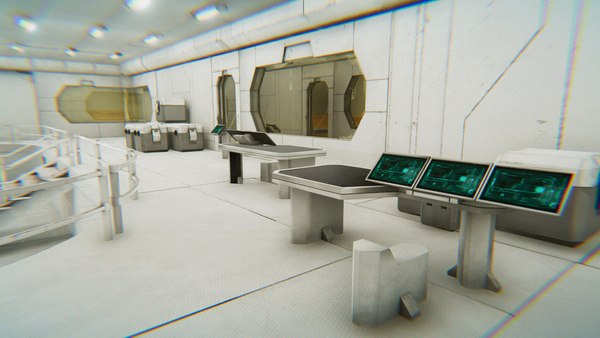 3D model vr modular interior sci-fi - TurboSquid 1433158