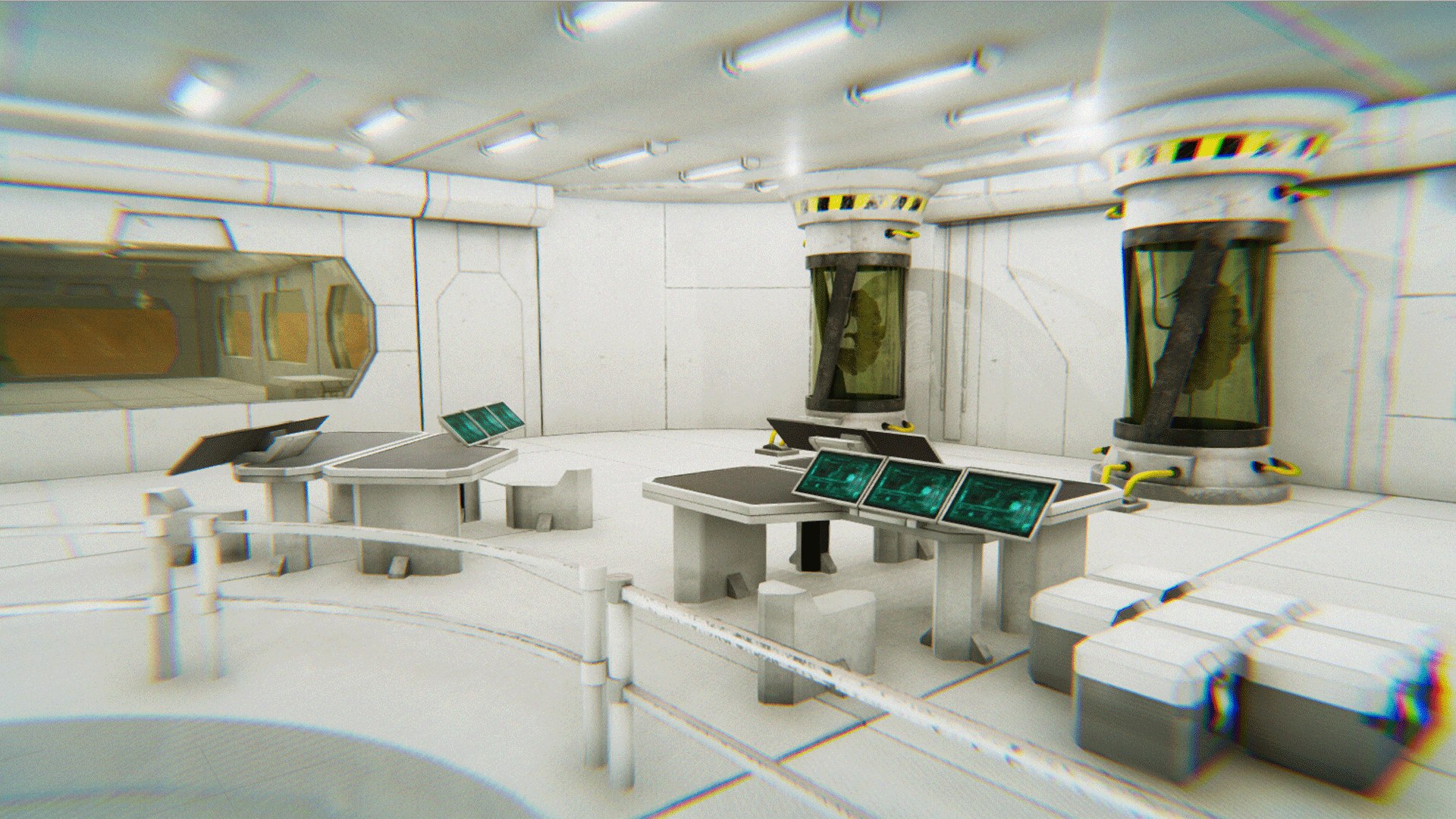 3D Model Vr Modular Interior Sci-fi - TurboSquid 1433158