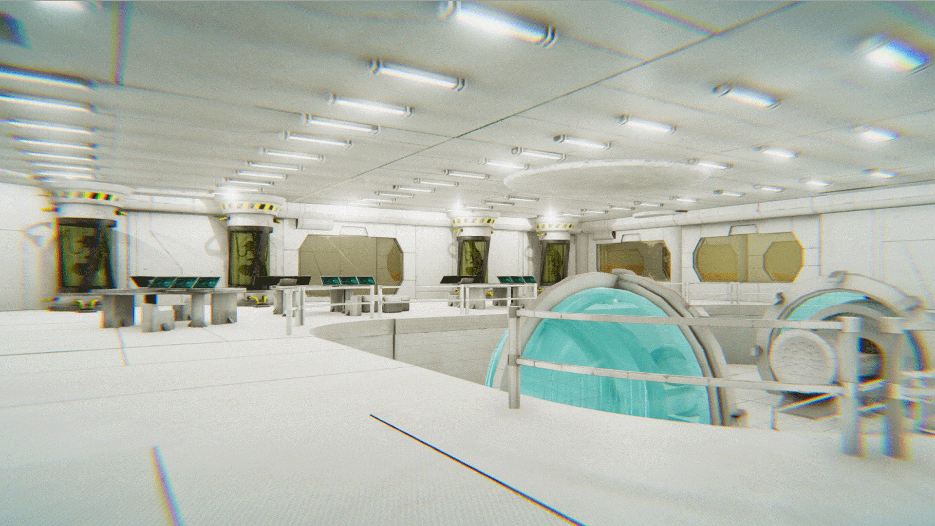 3D Model Vr Modular Interior Sci-fi - TurboSquid 1433158