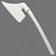 battle axe primitive 3d obj