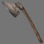 battle axe primitive 3d obj
