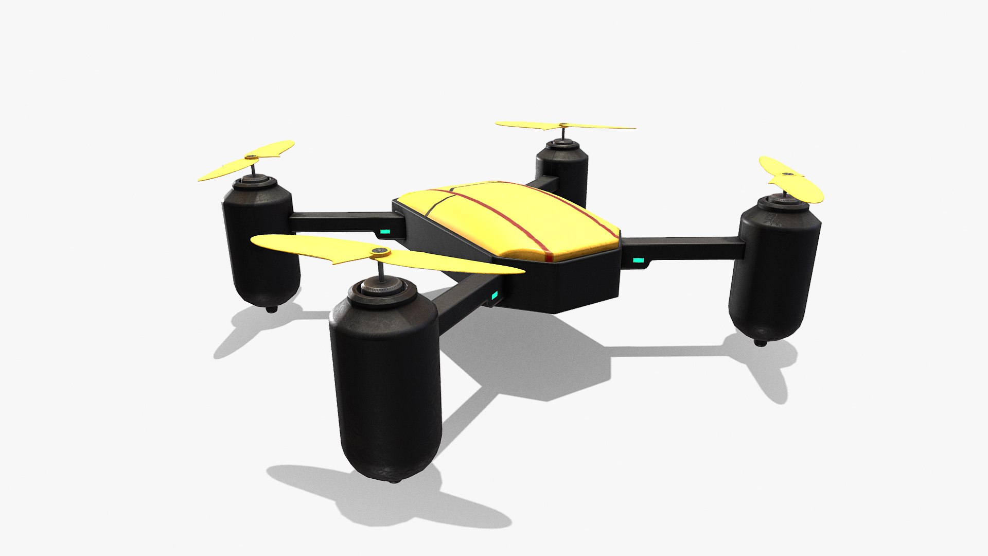 3D Model Drone V2 Rigged And Animated - TurboSquid 2159223