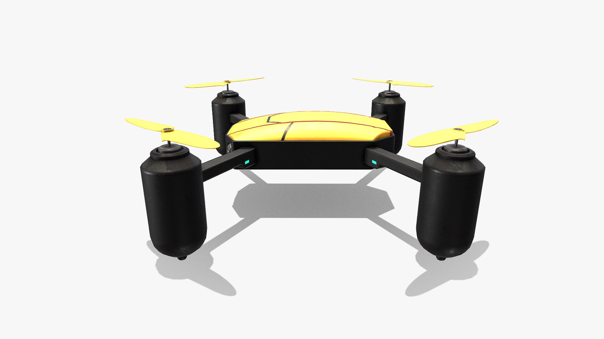 3D Model Drone V2 Rigged And Animated - TurboSquid 2159223