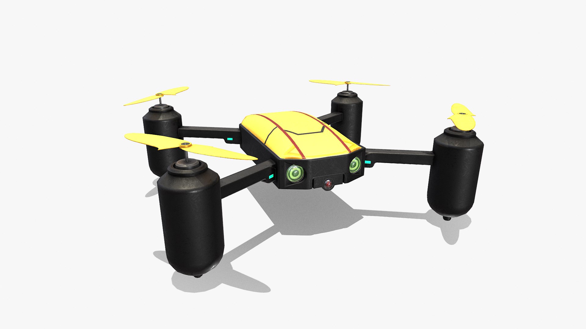 3D Model Drone V2 Rigged And Animated - TurboSquid 2159223