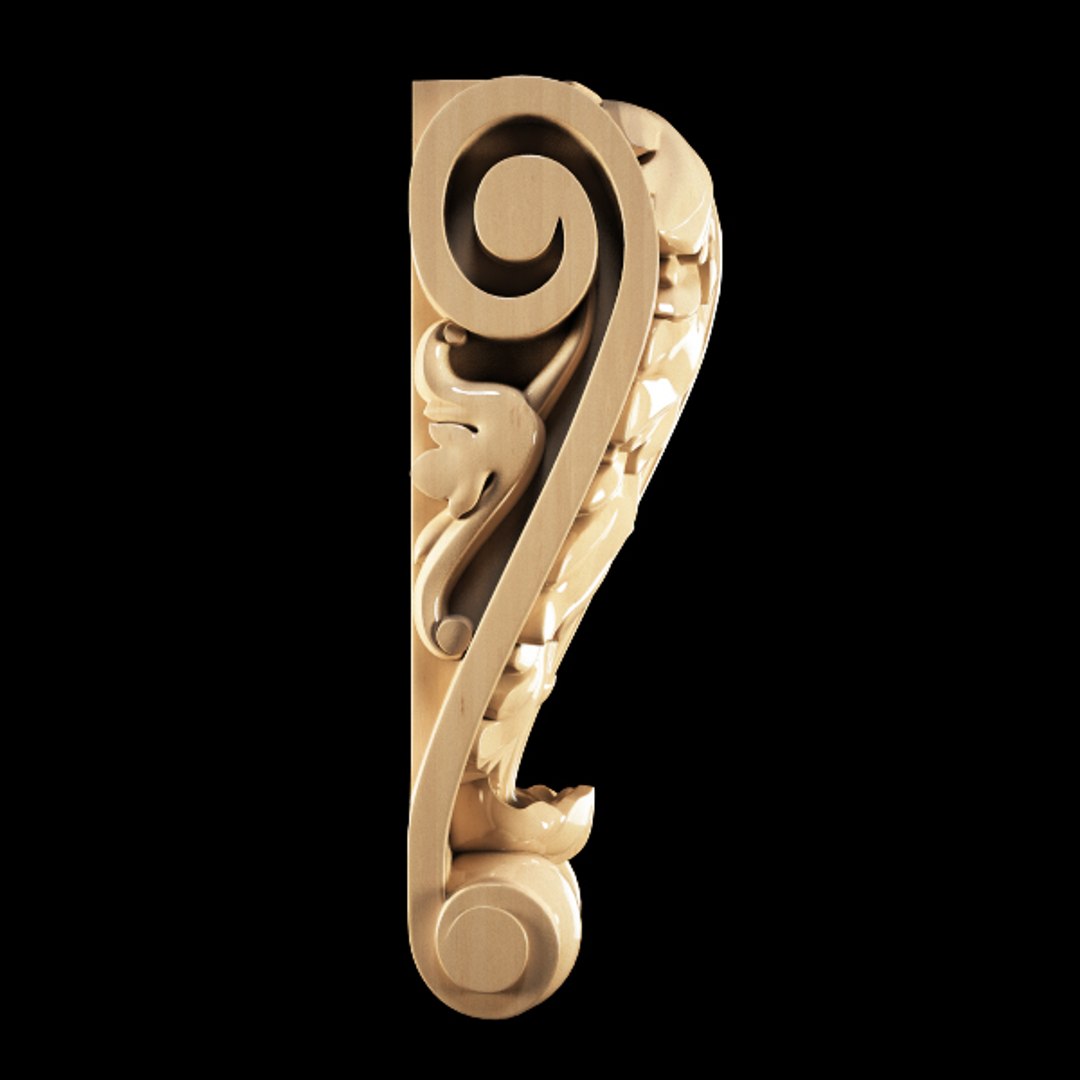 Classical Bracket Cnc 3D - TurboSquid 1538718