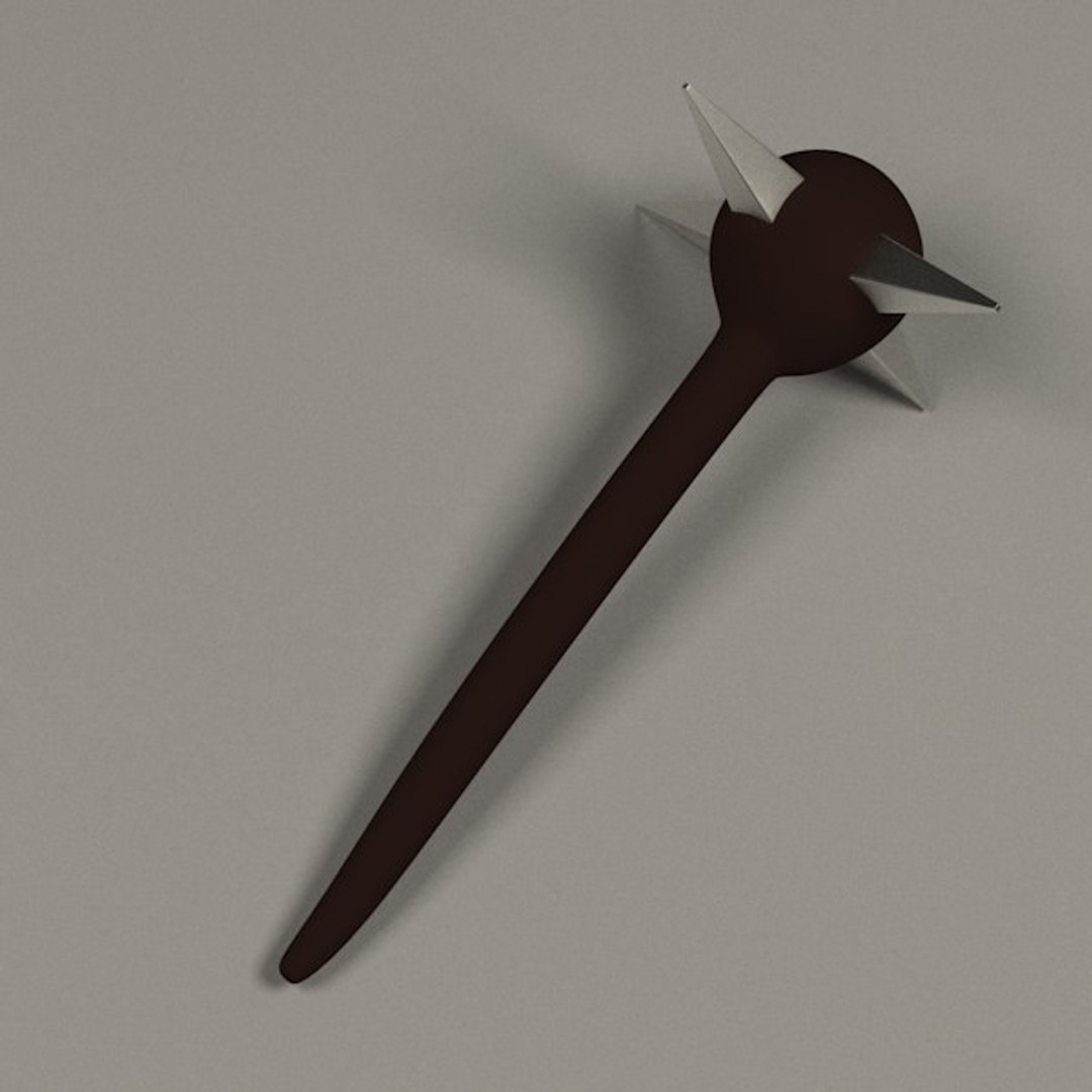 3d Model Spiked Club