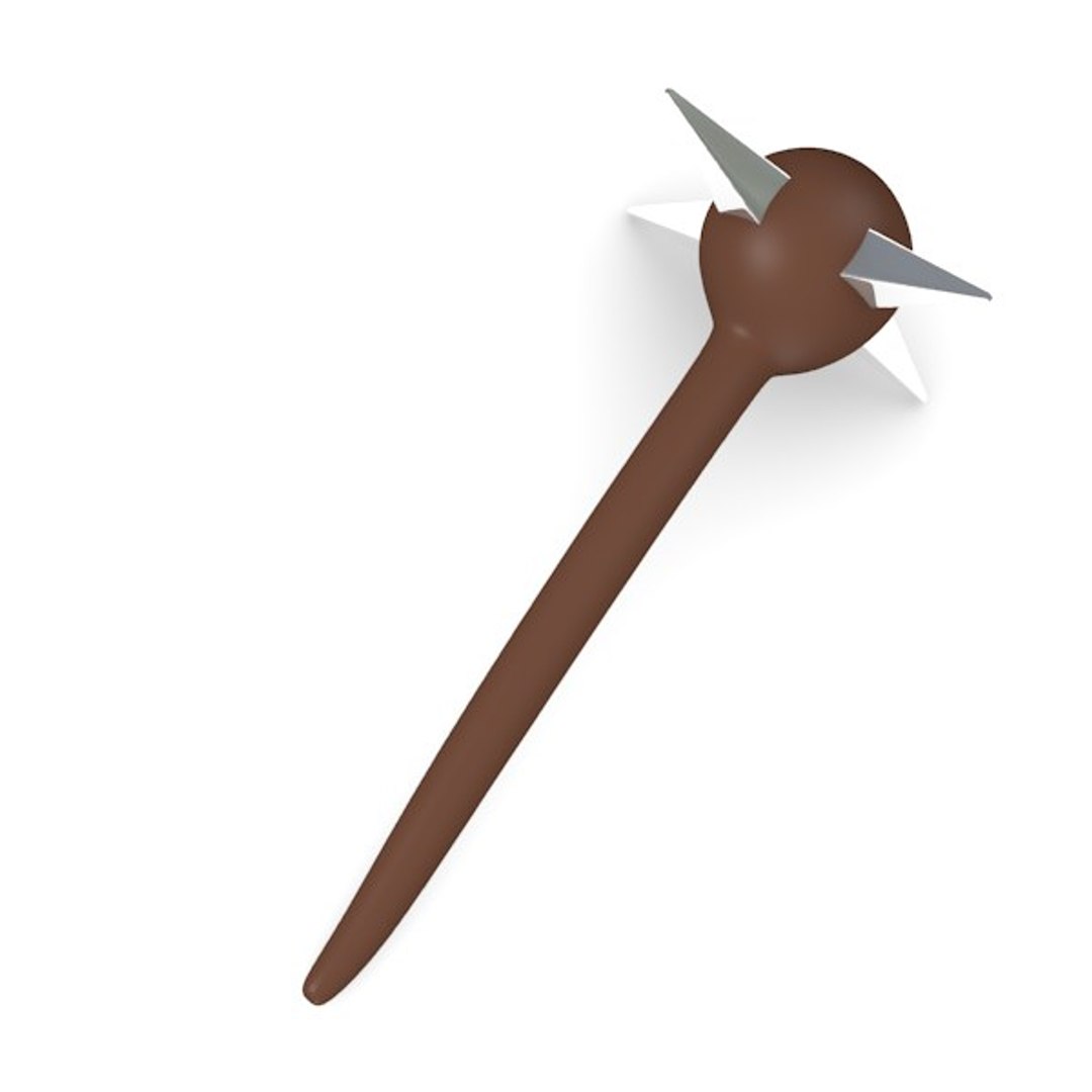 3d Model Spiked Club