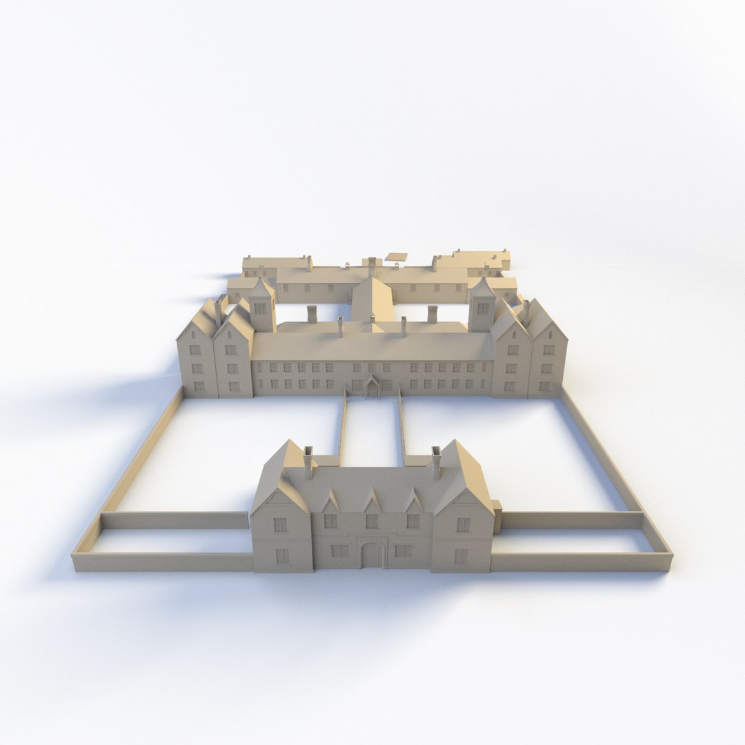 Irish workhouse work 3D model - TurboSquid 1679910