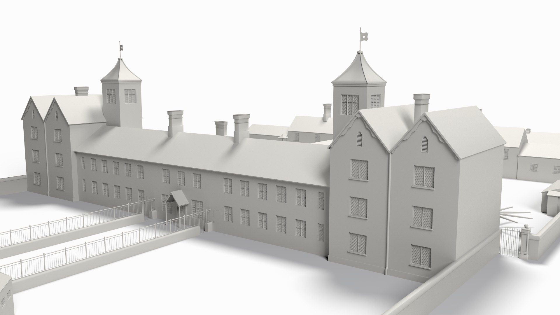 Irish Workhouse Work 3D Model - TurboSquid 1679910