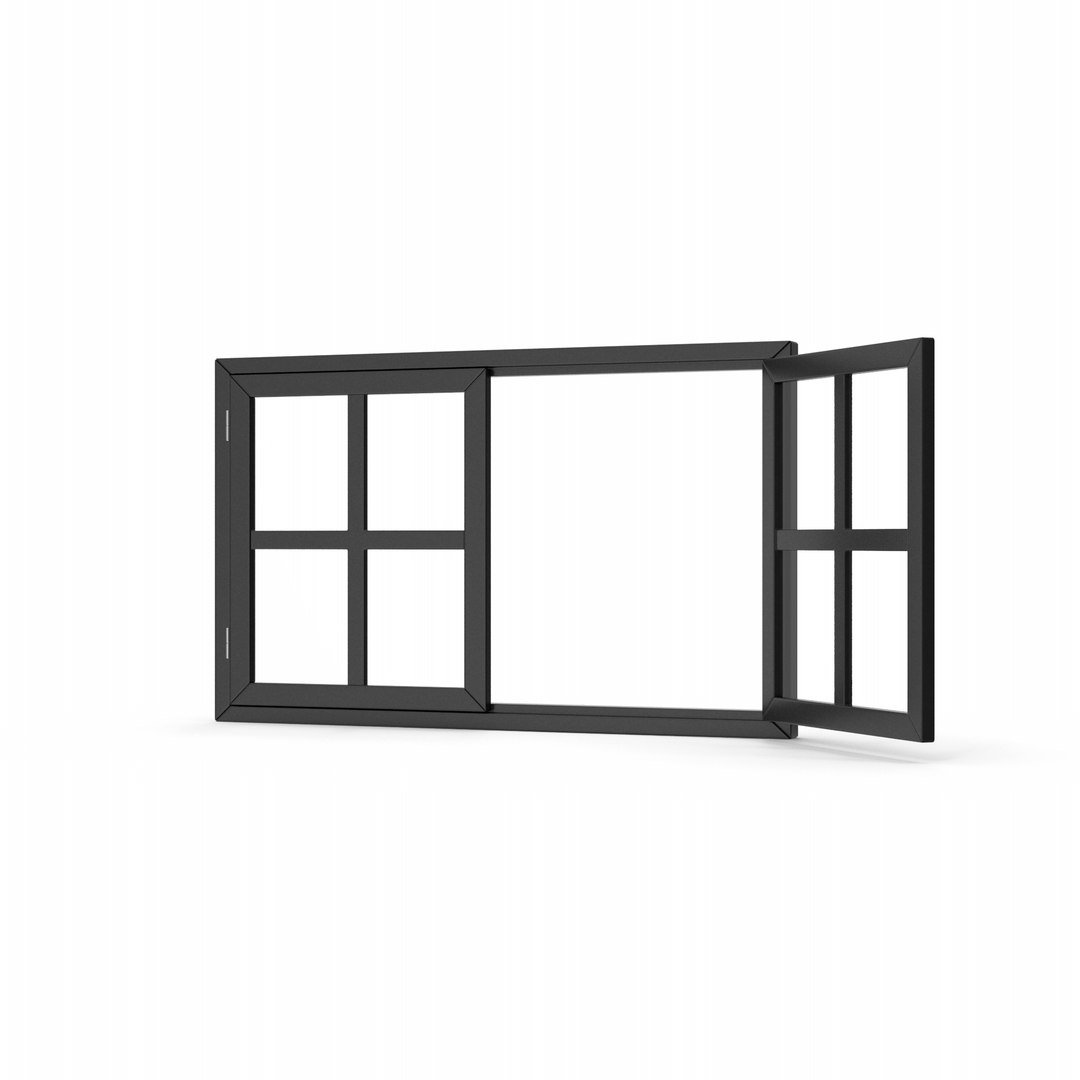3D Black Window Model - TurboSquid 2255713