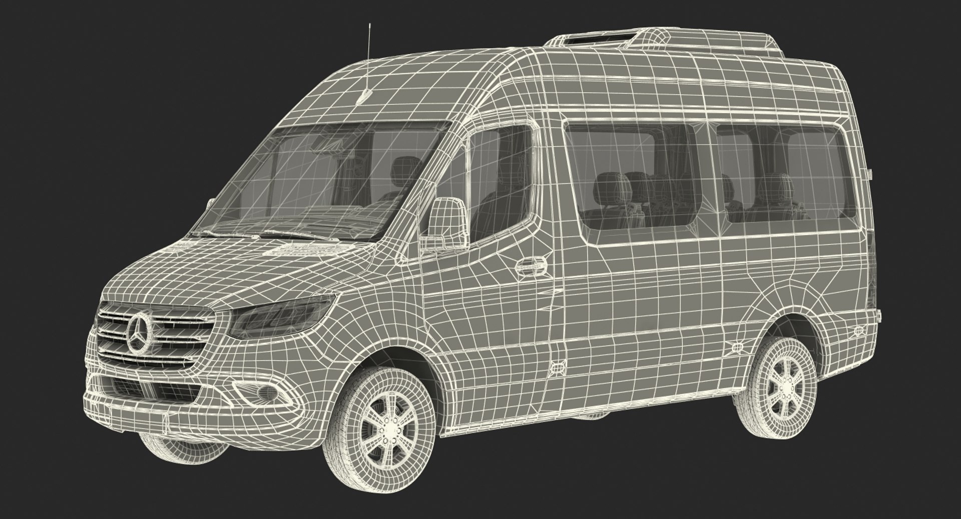 3D Mercedes Sprinter Tourer 2019 - TurboSquid 1374693