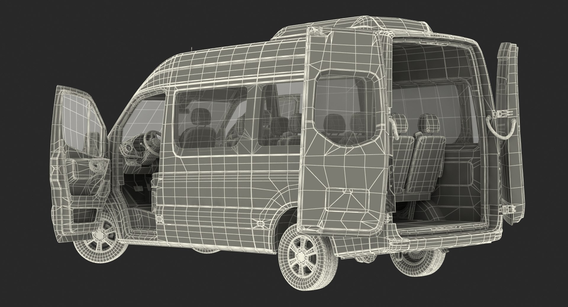 3D Mercedes Sprinter Tourer 2019 - TurboSquid 1374693