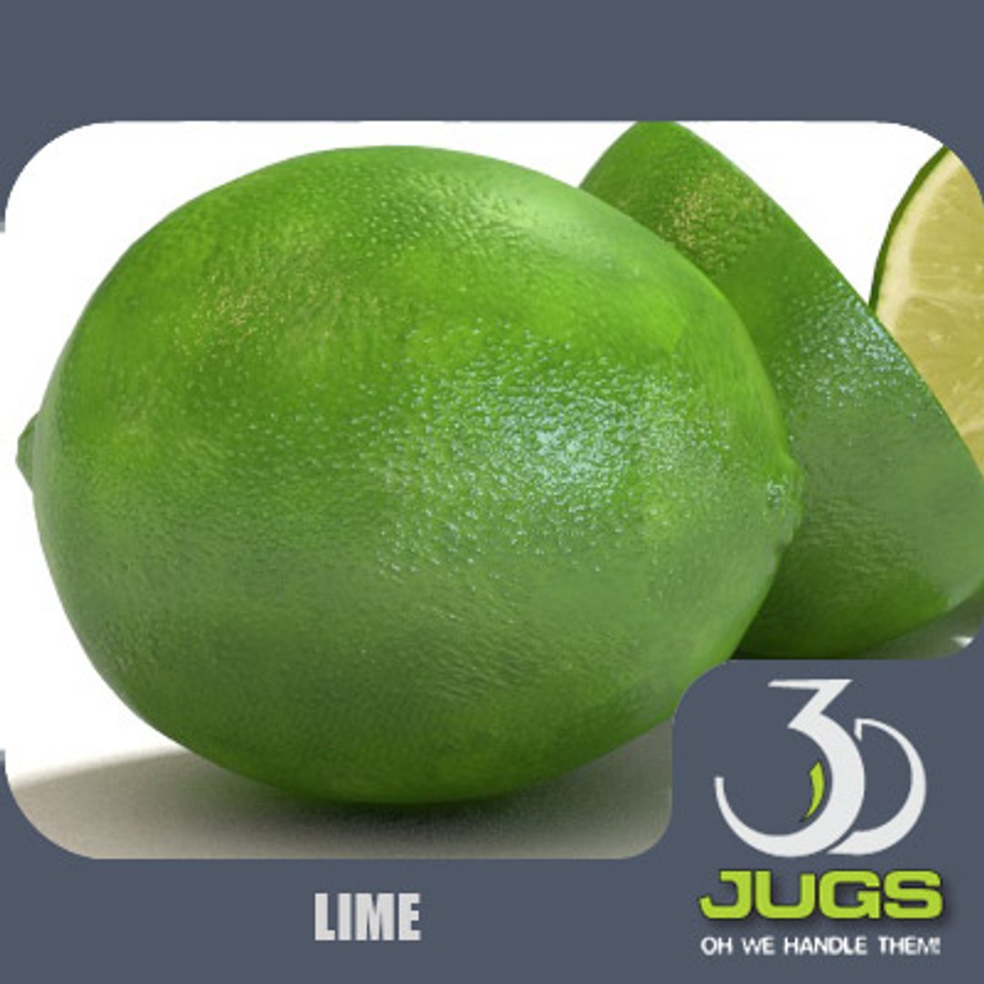 lime fruits mr 3d max