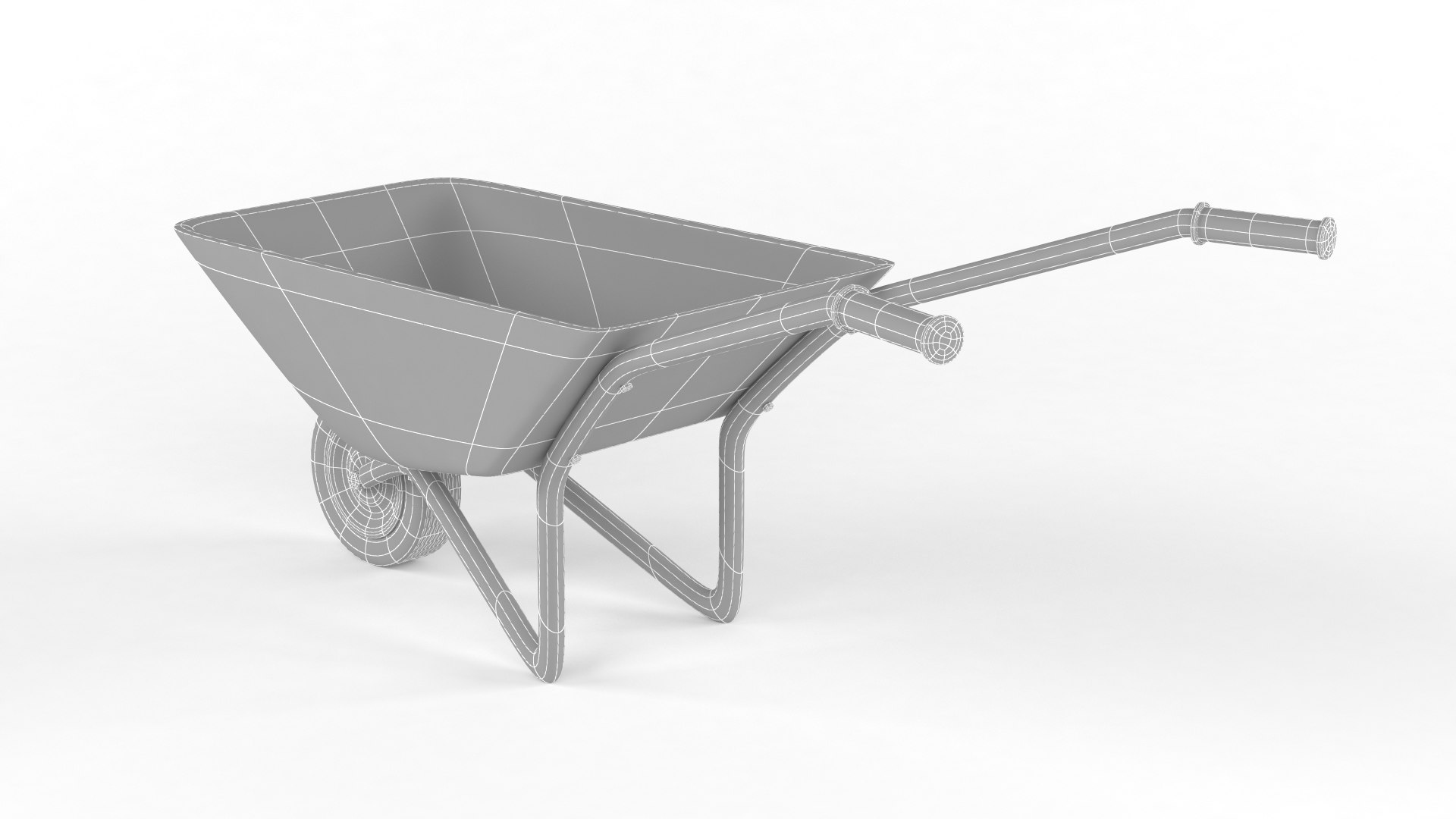 Wheelbarrow 3D Model - TurboSquid 1817085