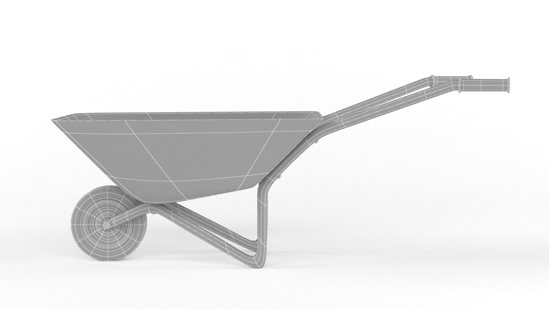 Wheelbarrow 3D Model - TurboSquid 1817085
