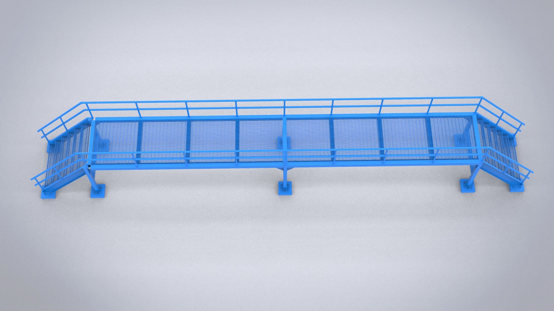 Modular Industrial Metal Platforms 3D - TurboSquid 1938954