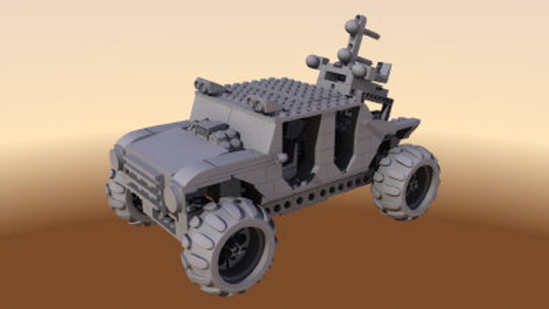 Maya Rigged Legos Man