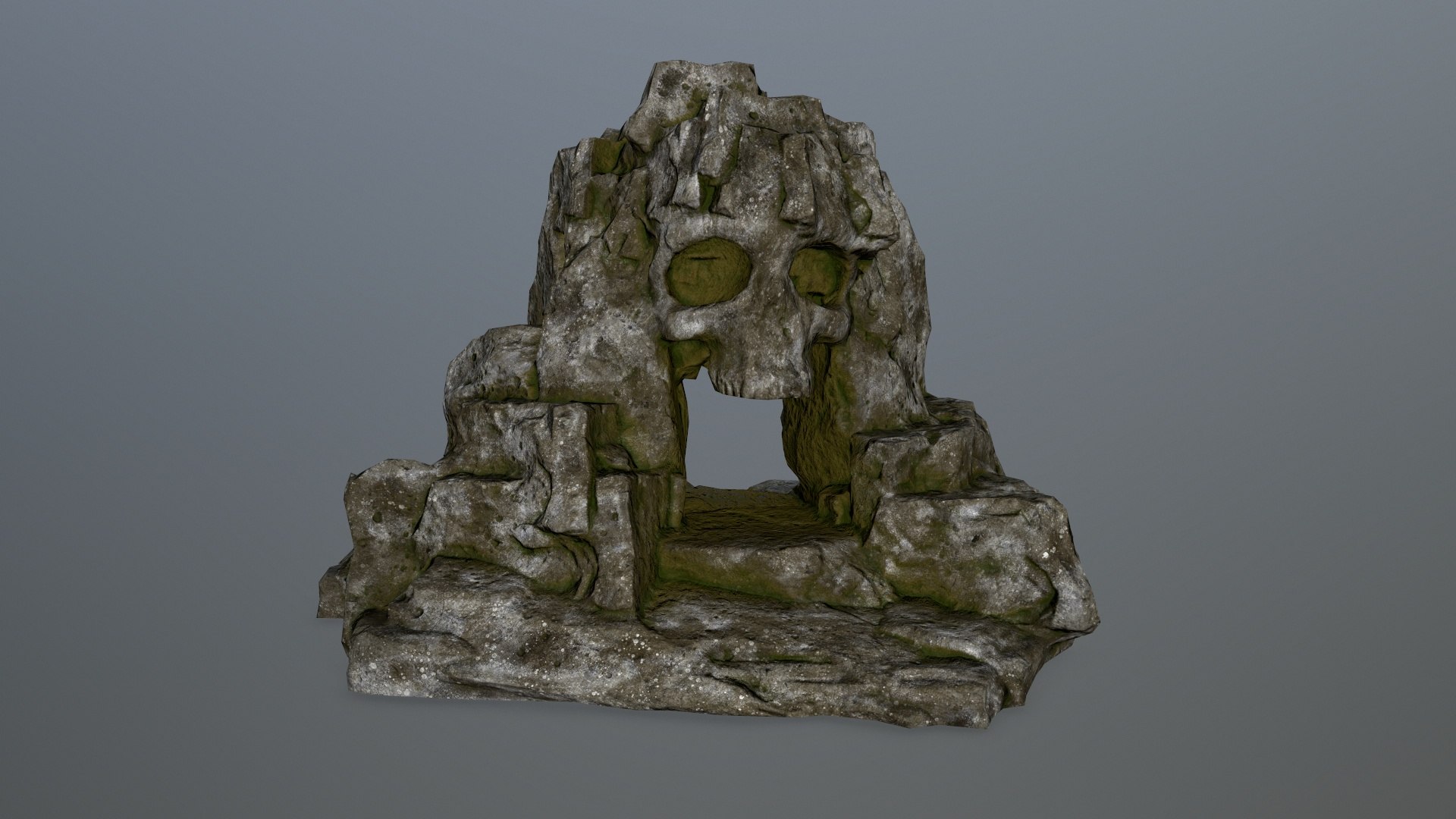 3D skull cave model - TurboSquid 1432037