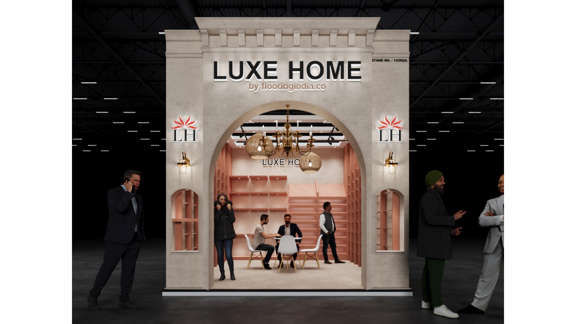 3D Amazing Exhibition Booth Design 3d Files - TurboSquid 2395294