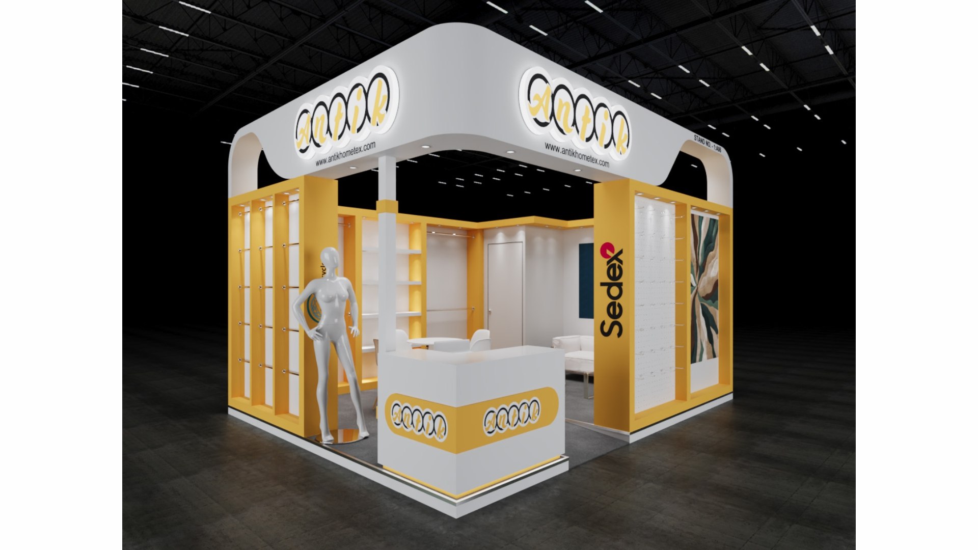 3D Amazing Exhibition Booth Design 3d Files - TurboSquid 2395294