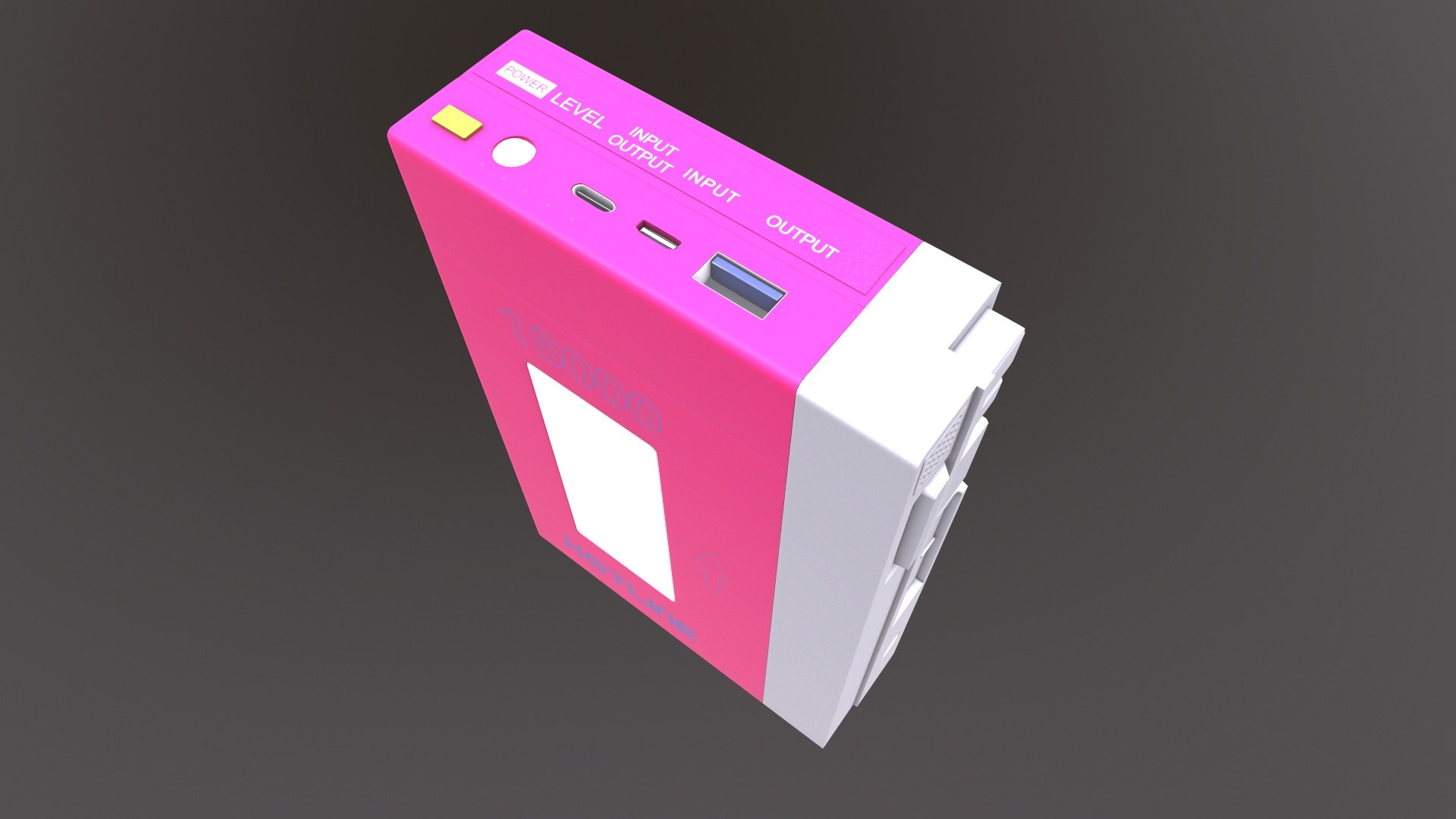 Portable Power Bank Wireless 3D Model - TurboSquid 1963488