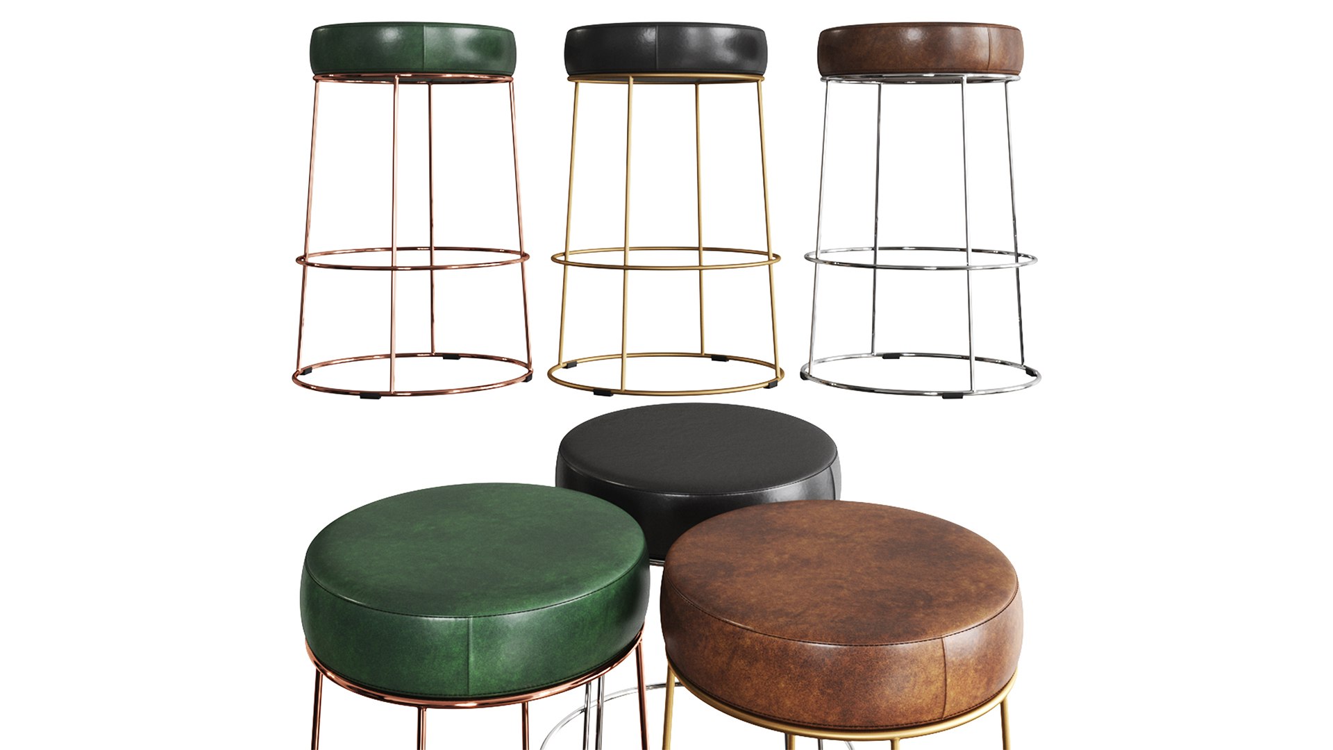 Jess Barkruk Cody Bar Stool 3D Model - TurboSquid 2113299