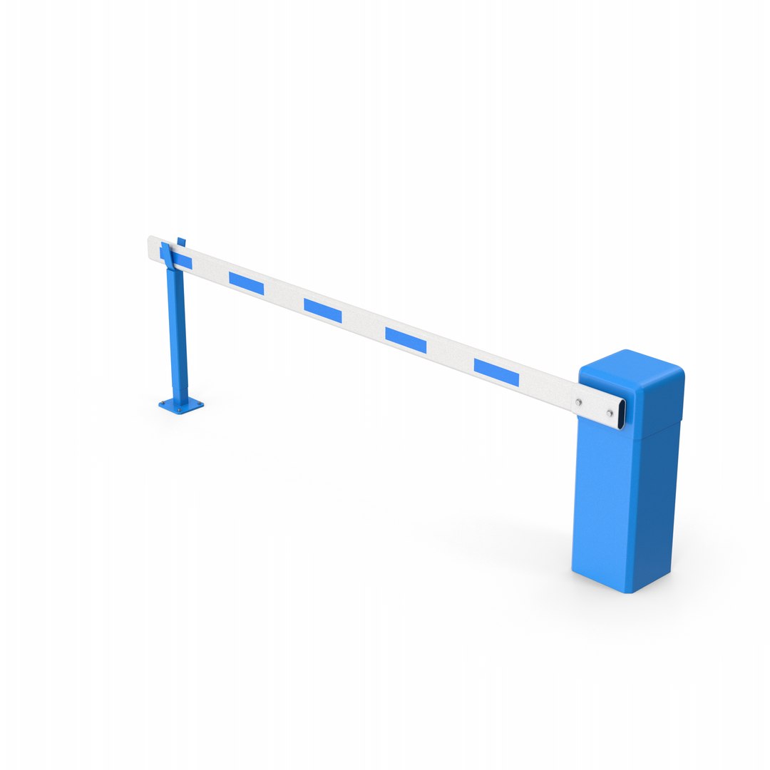 Automatic Road Barrier 3D Model - TurboSquid 1867756