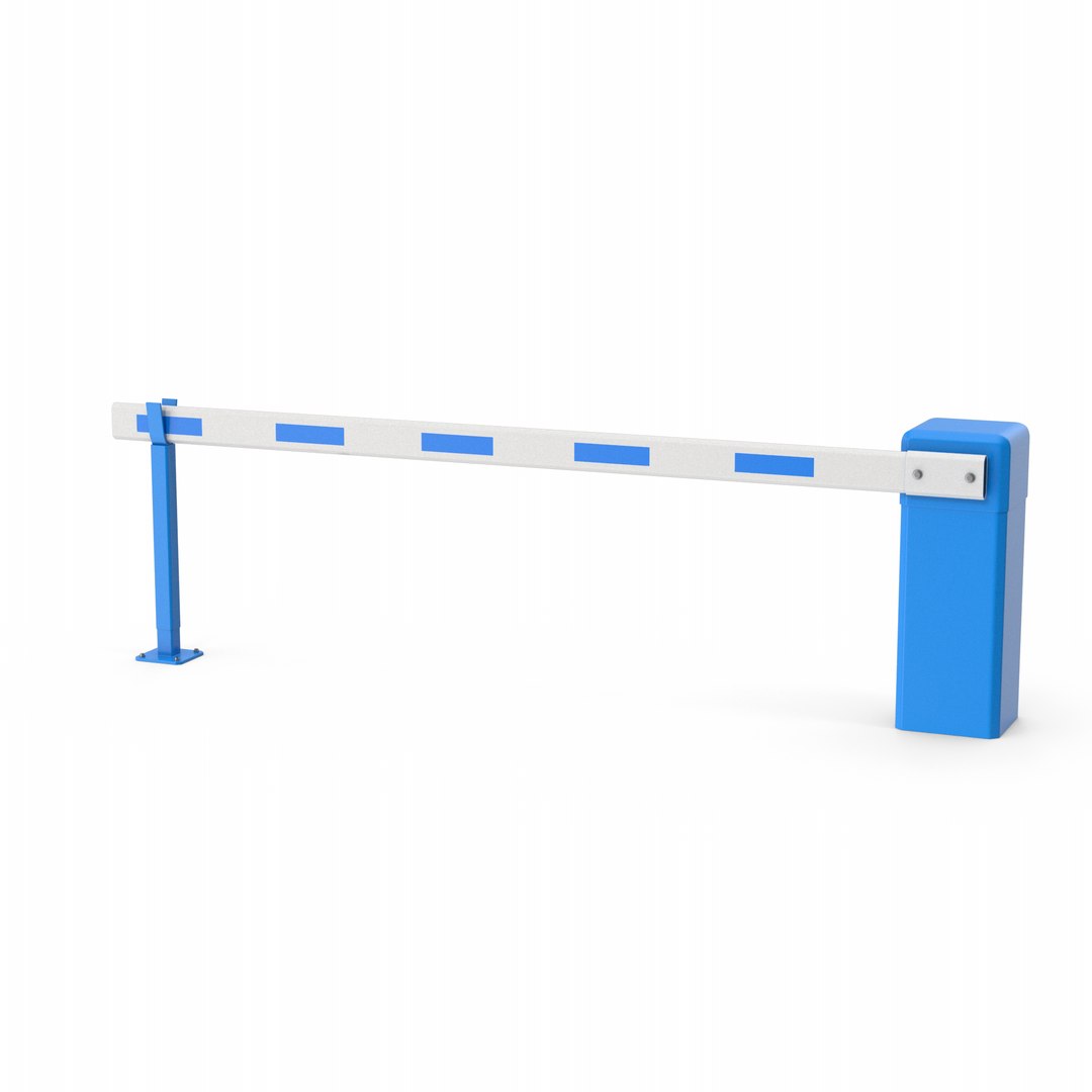 Automatic Road Barrier 3D Model - TurboSquid 1867756