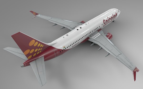 3D boeing 737-8 spicejet l1321 - TurboSquid 1703197