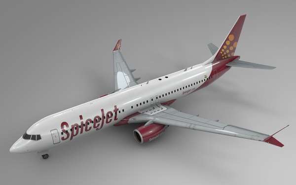3D boeing 737-8 spicejet l1321 - TurboSquid 1703197