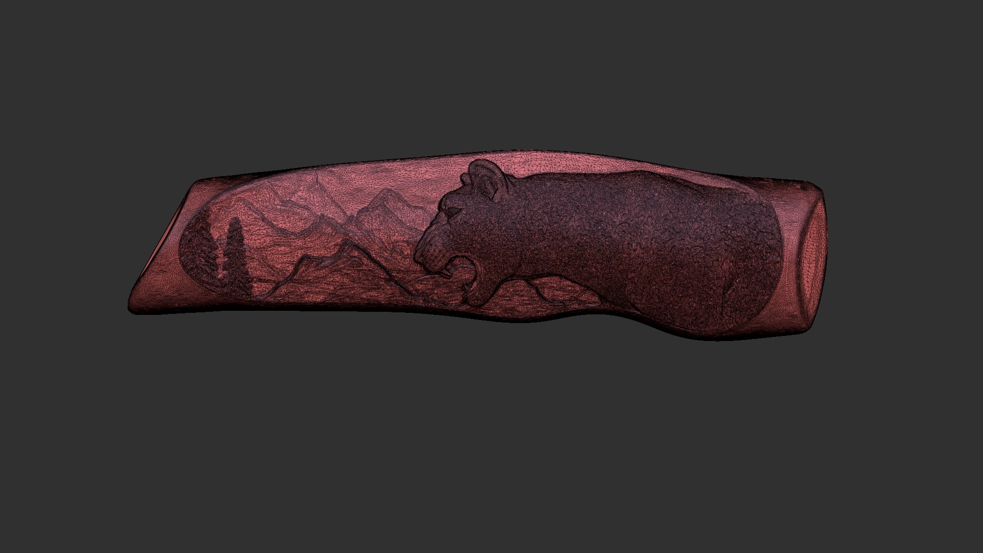 Leopard Knife Handle 3D Model - TurboSquid 2391962