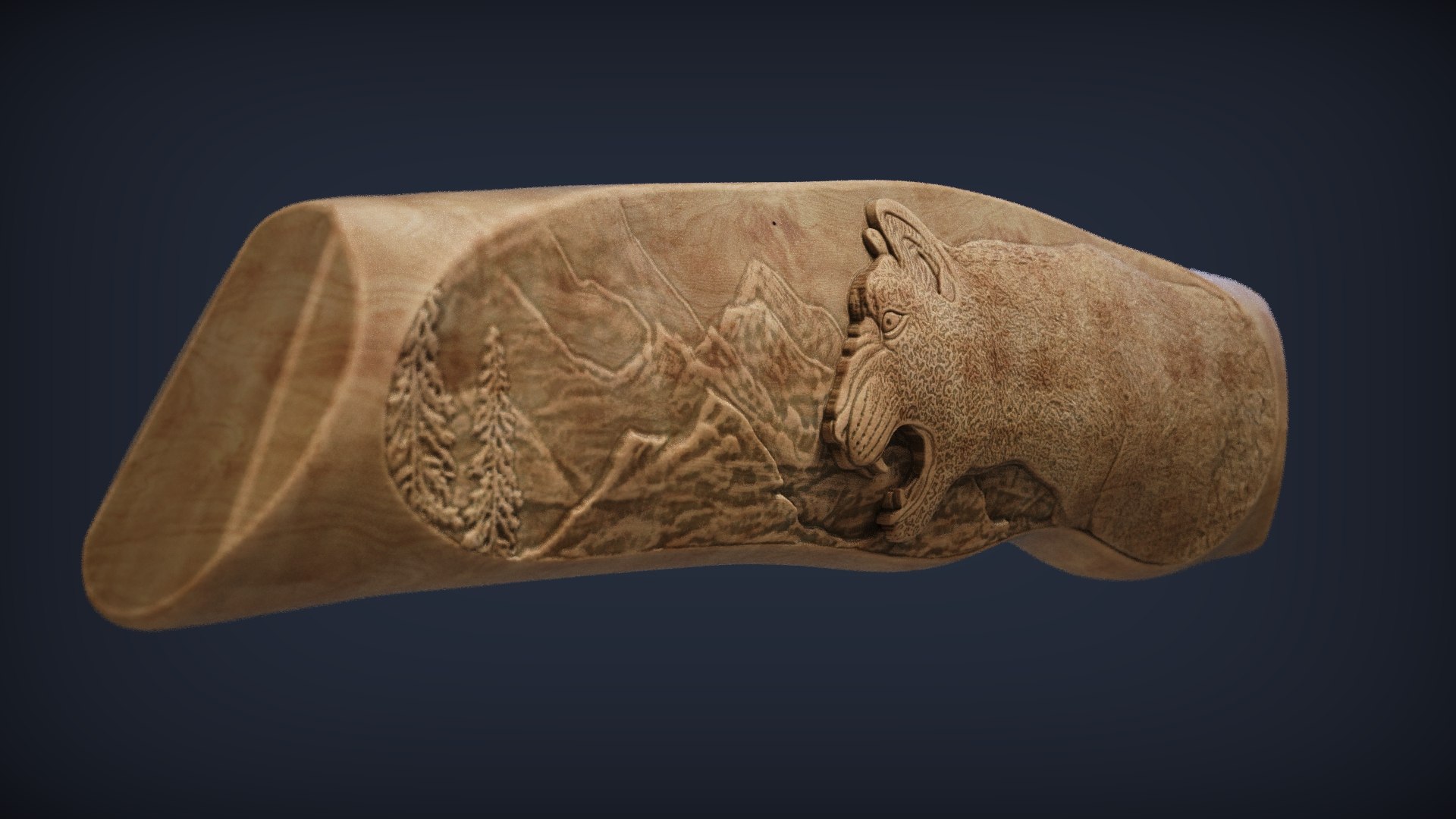 Leopard Knife Handle 3D Model - TurboSquid 2391962