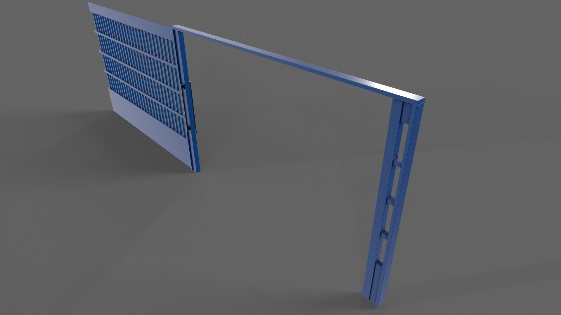 3D PBR Industrial Gate 4 Model - TurboSquid 2279232