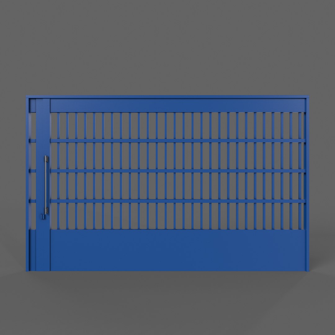 3D PBR Industrial Gate 4 Model - TurboSquid 2279232