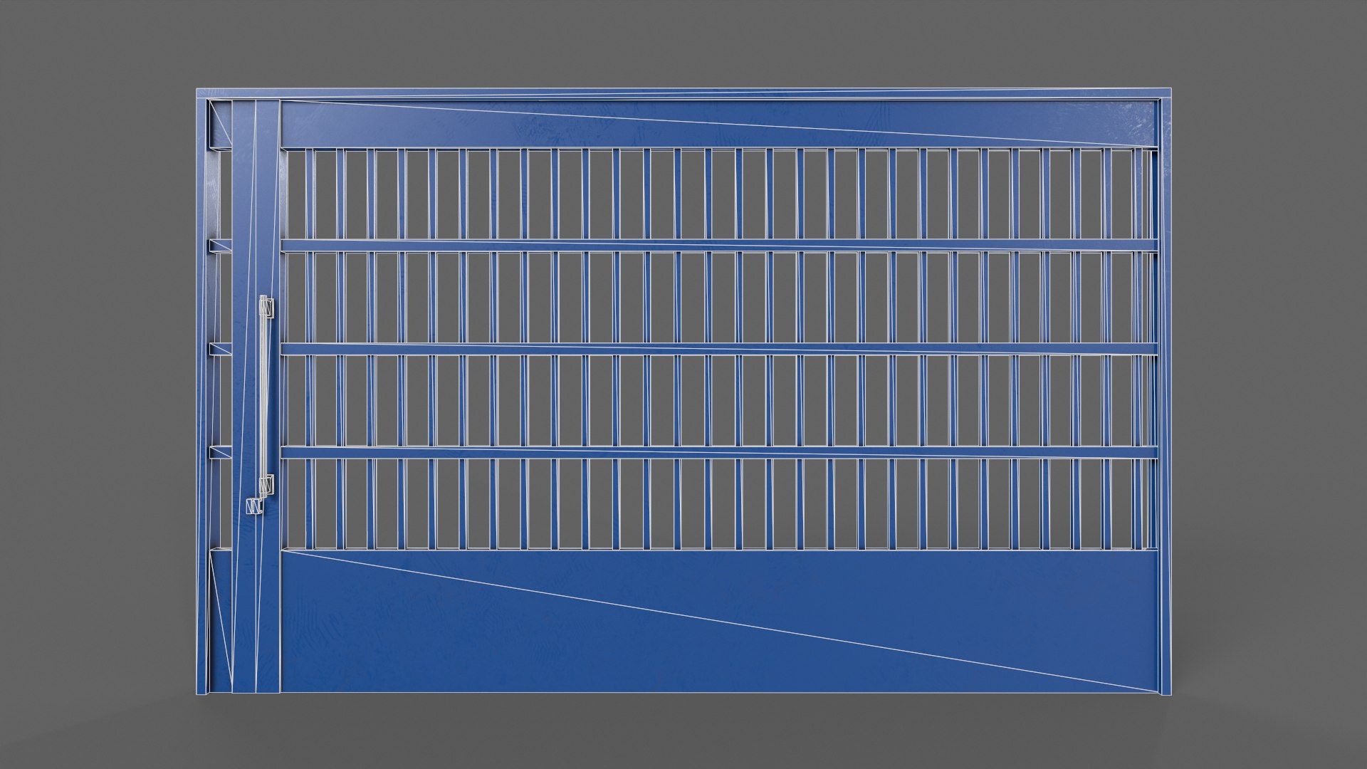 3D PBR Industrial Gate 4 Model - TurboSquid 2279232