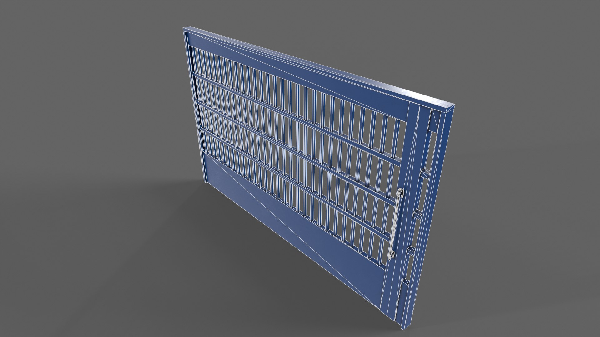 3D PBR Industrial Gate 4 Model - TurboSquid 2279232