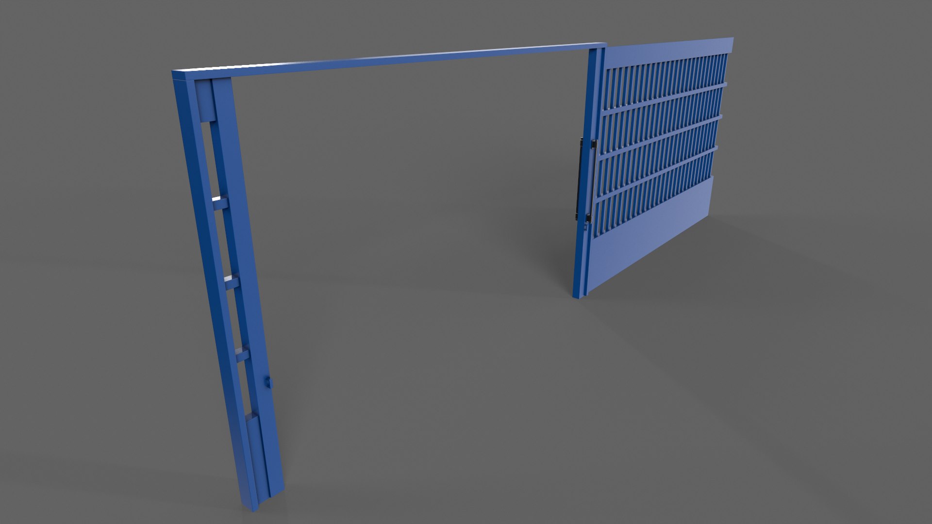 3D PBR Industrial Gate 4 Model - TurboSquid 2279232