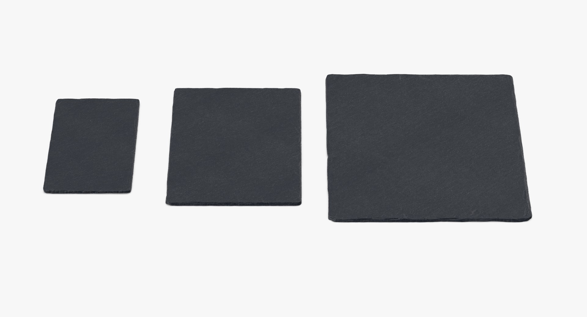 3d Slate Rectangular Plates Model