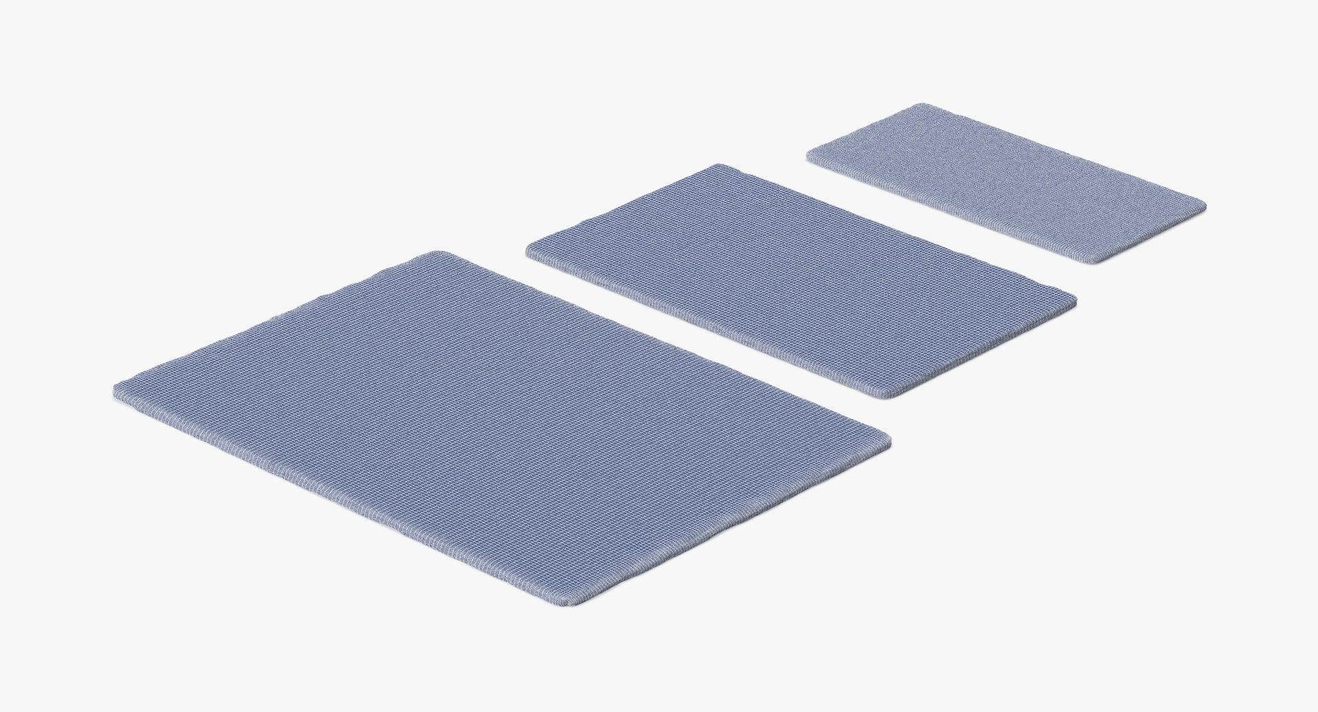 3d Slate Rectangular Plates Model