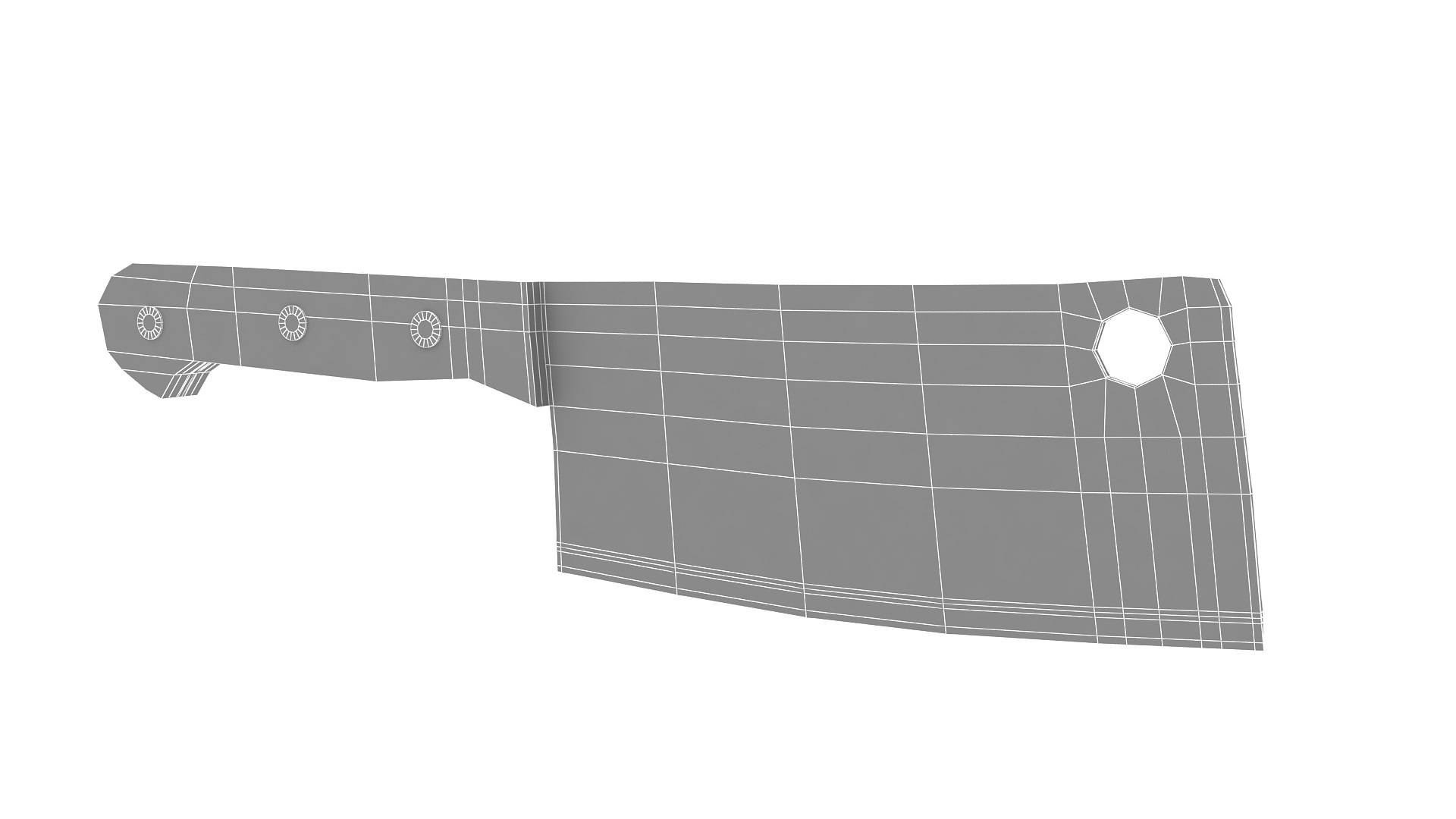 3D Cleaver Model - TurboSquid 1937786