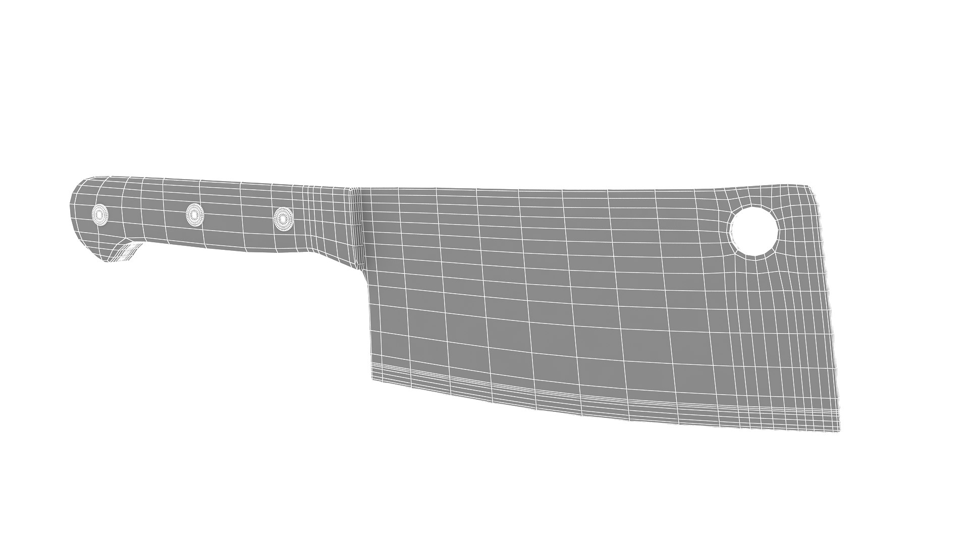 3D Cleaver Model - TurboSquid 1937786