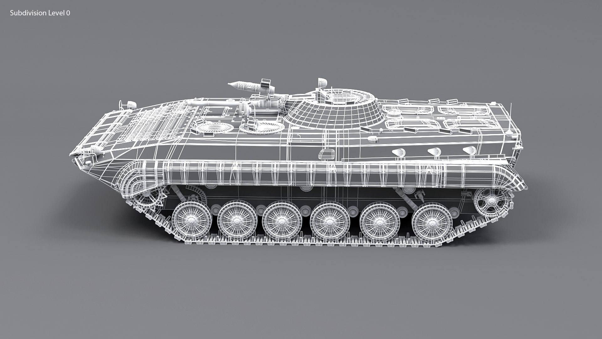 BMP-1 IFV model - TurboSquid 1886963