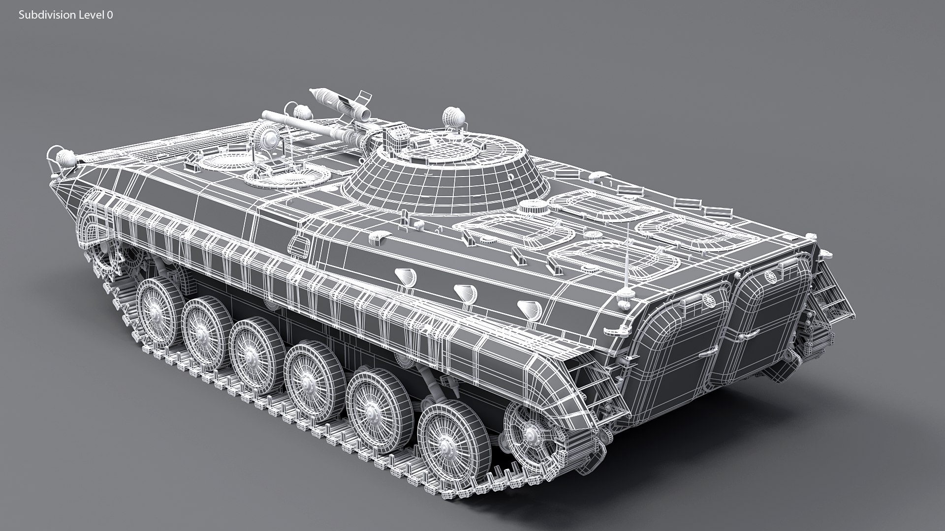BMP-1 IFV model - TurboSquid 1886963