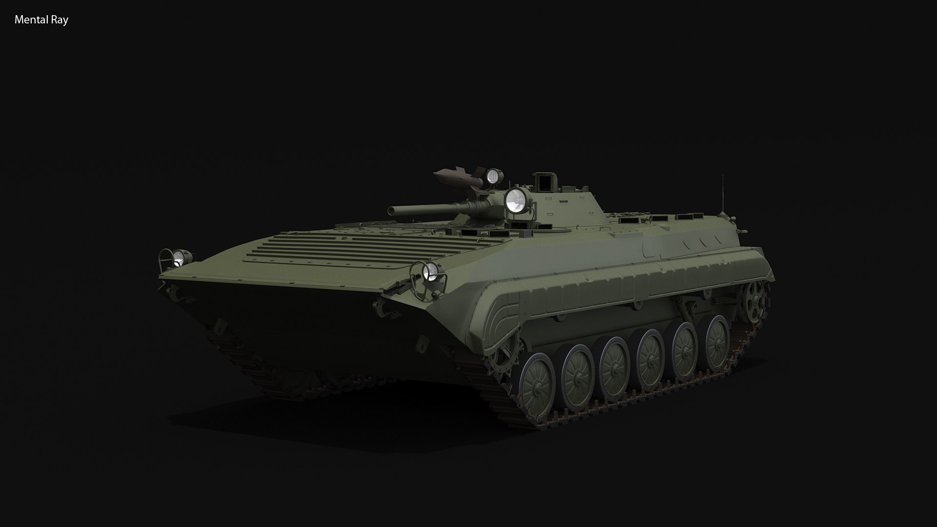 BMP-1 IFV model - TurboSquid 1886963