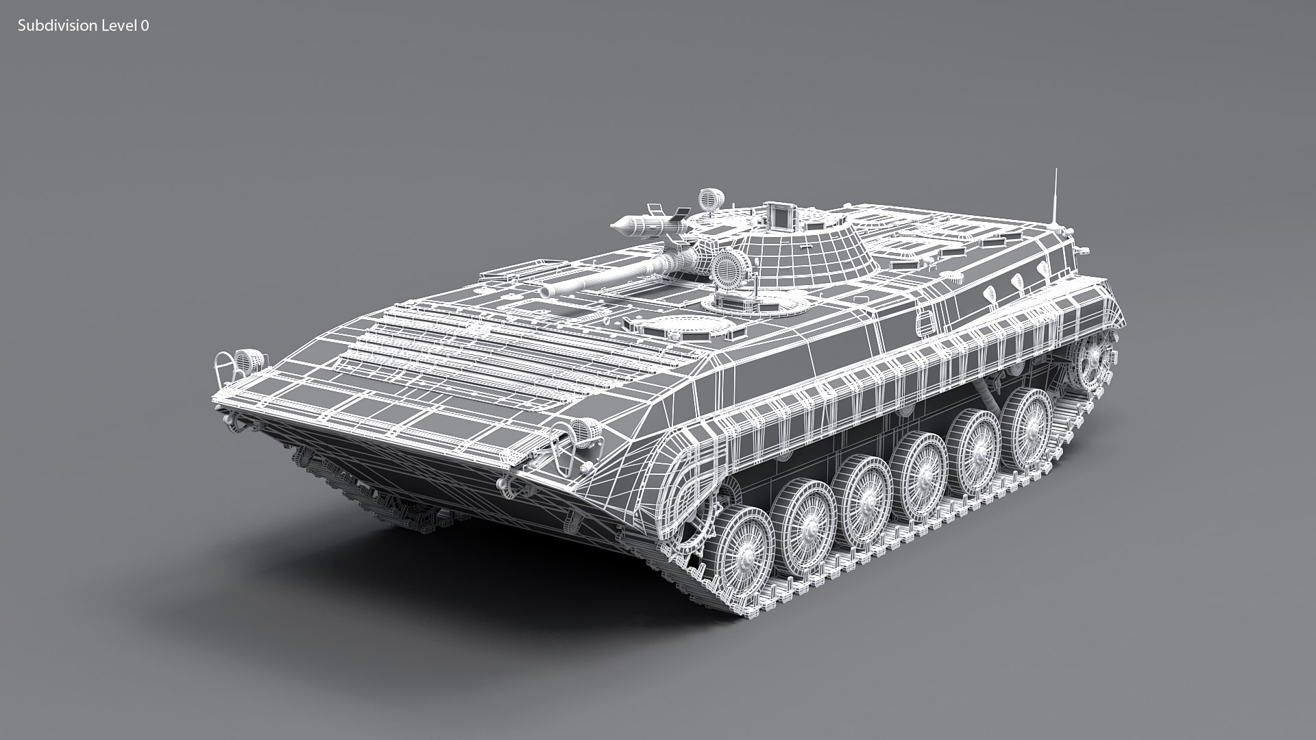 BMP-1 IFV model - TurboSquid 1886963